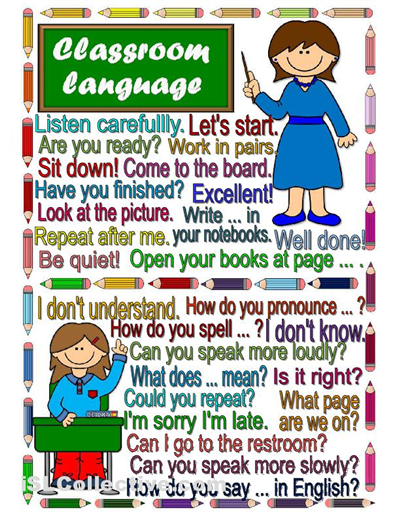 CLASSROOM LANGUAGE
