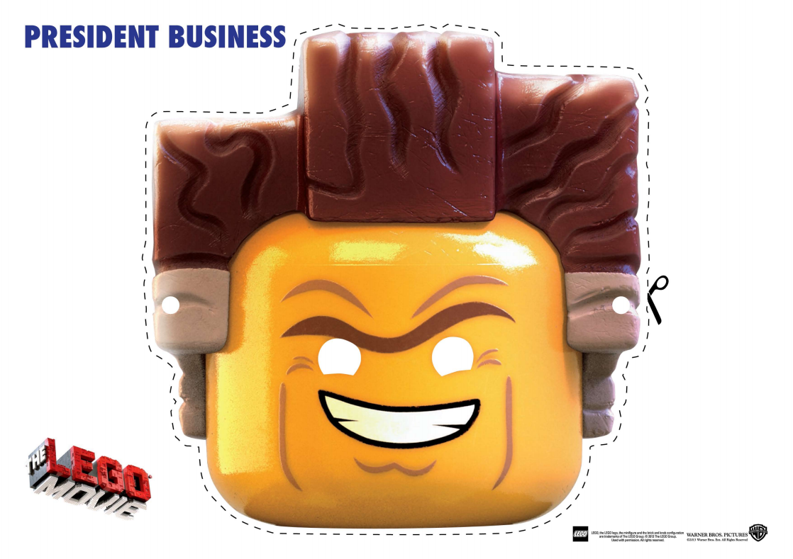 Lego Movie Free Printable Masks. - Oh My Fiesta! in english