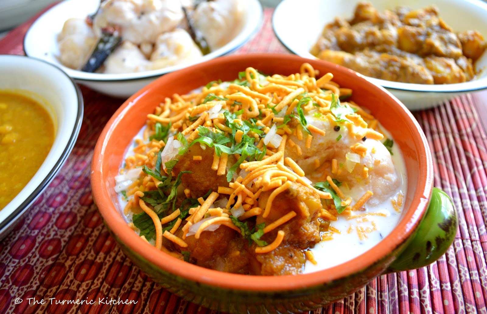 The Turmeric Kitchen: The quintessential Cuttacki fare - Dahi Vada Aloo ...