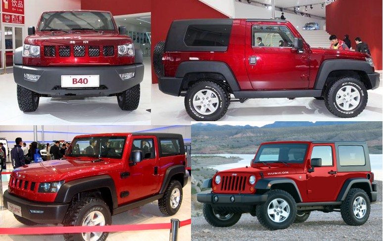 Desarrollo y Defensa: La foto: BAW B40, clón chino del Jeep Wrangler