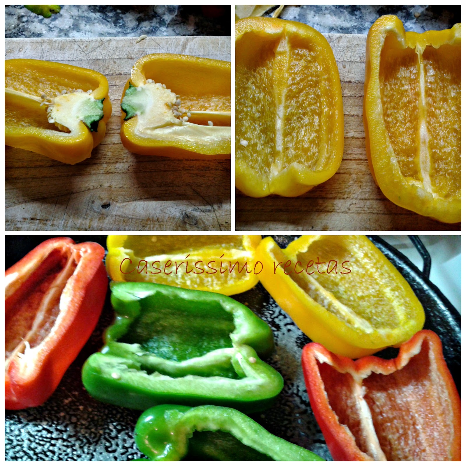 MORRONES RELLENOS CON COUS COUS- 100% VEGETARIANOS | Caserissimo