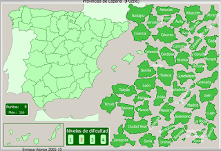 DEL TRES AL CUARTO: PUZZLE: PROVINCIAS DE ESPAÑA