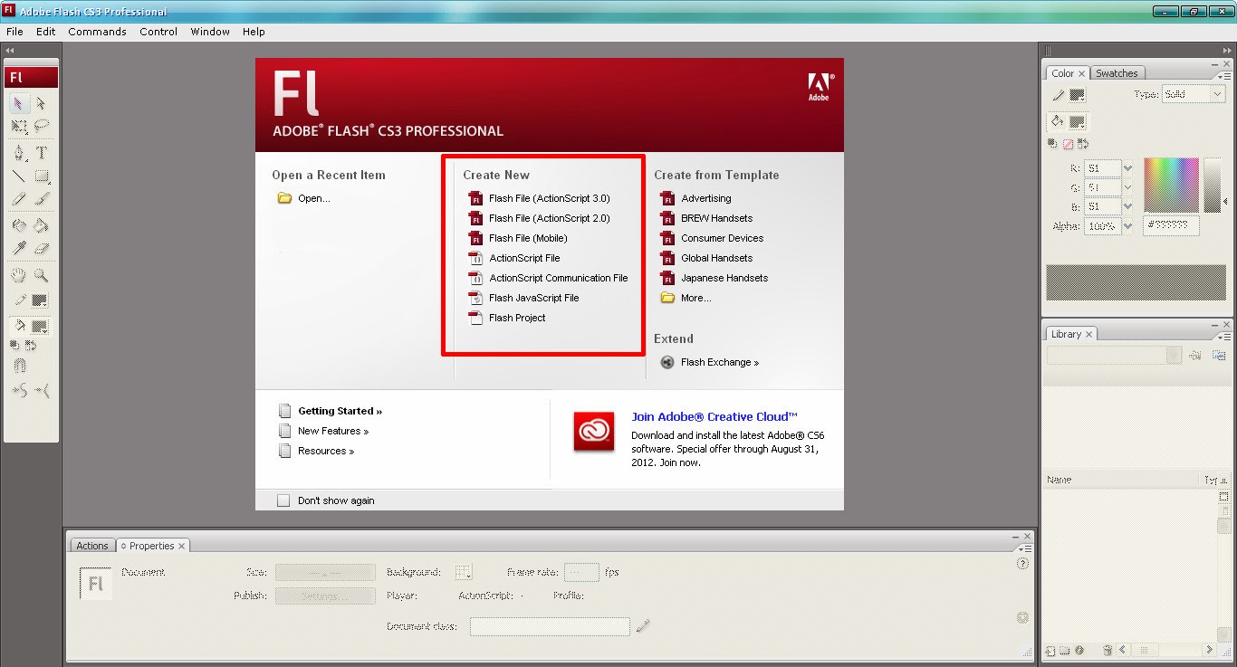 Pengenalan Adobe Flash | ANIMASI GUE.COM