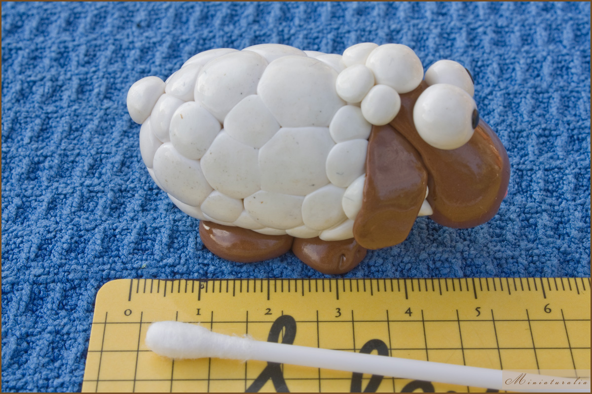 Miniaturalia: Sheepy le mouton Fimo
