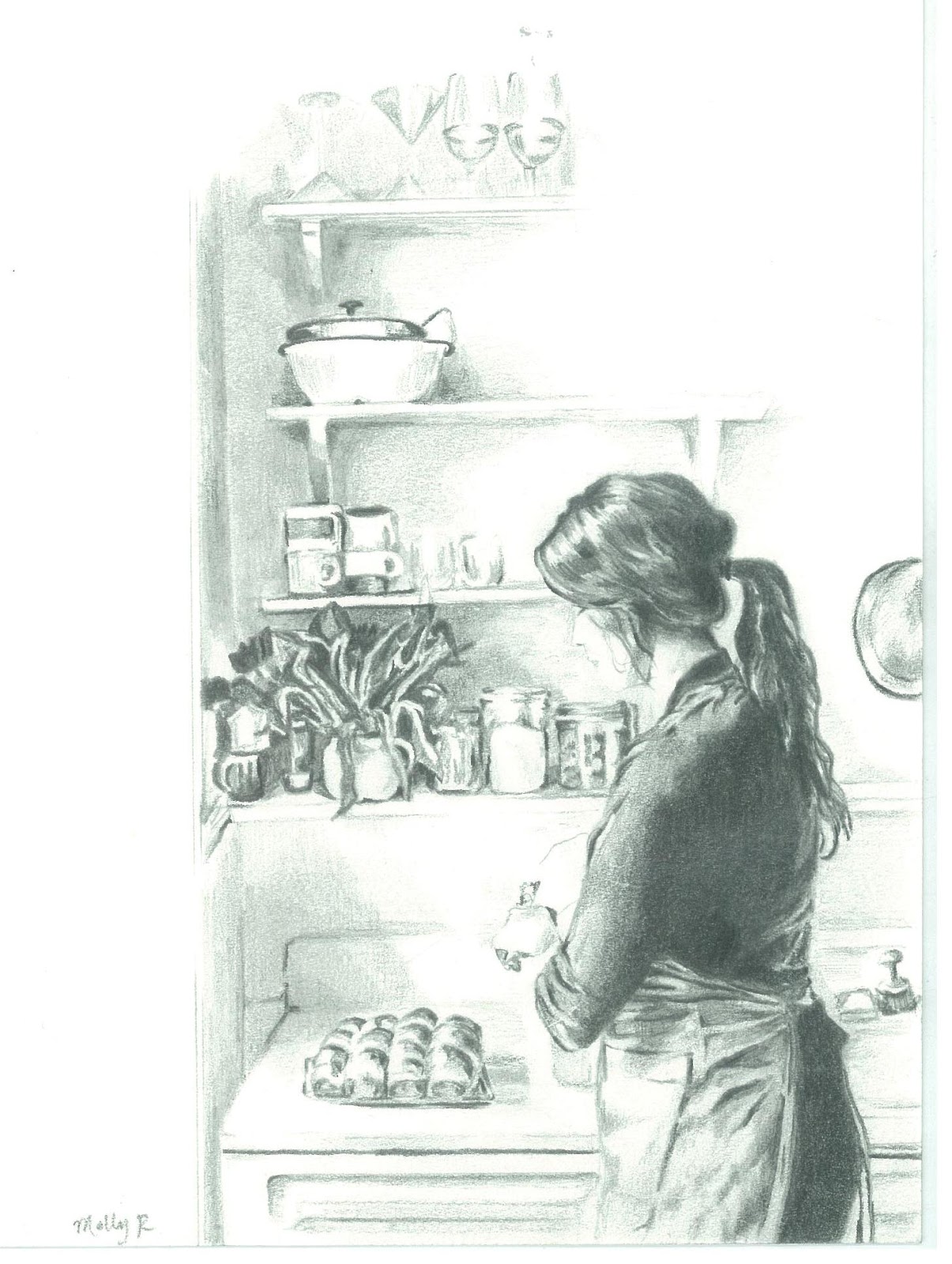 Nothing in the House: Molly Reeder's Kitchen Drawings