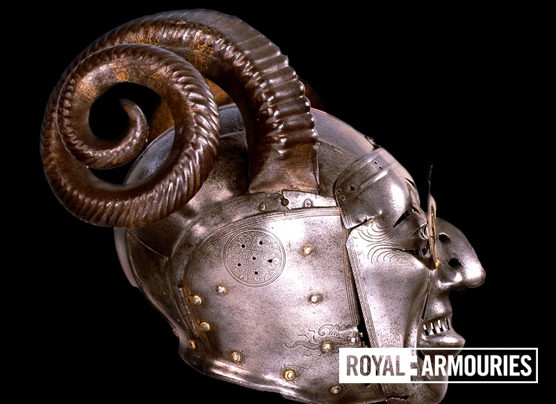 My Antique World: The horned helmet of Henry VIII