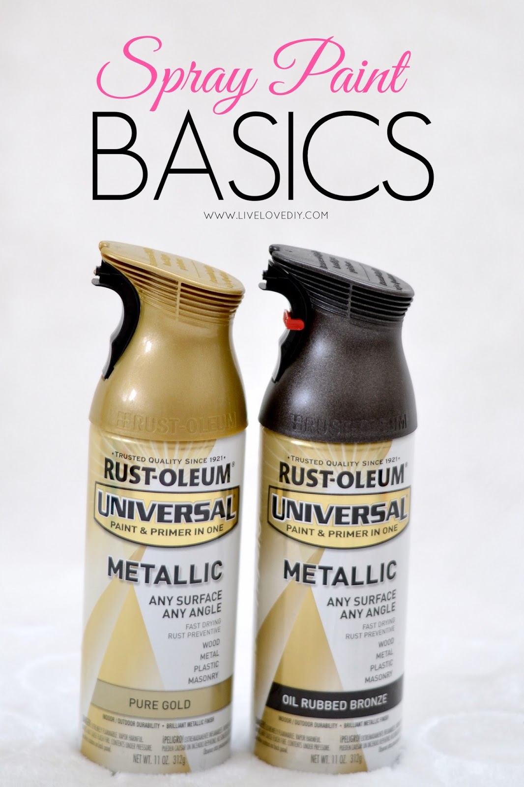 10 Things You Should Know About Spray Paint | LiveLoveDIY | Bloglovin’