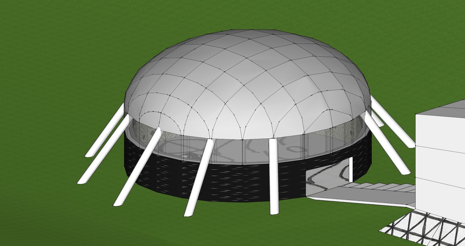 Ian Zhou: Developed Sketchup Model