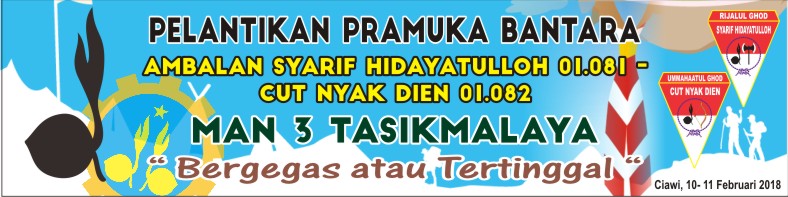 Kumpulan Contoh Spanduk Kegiatan Pramuka Format CDR - KARYAKU