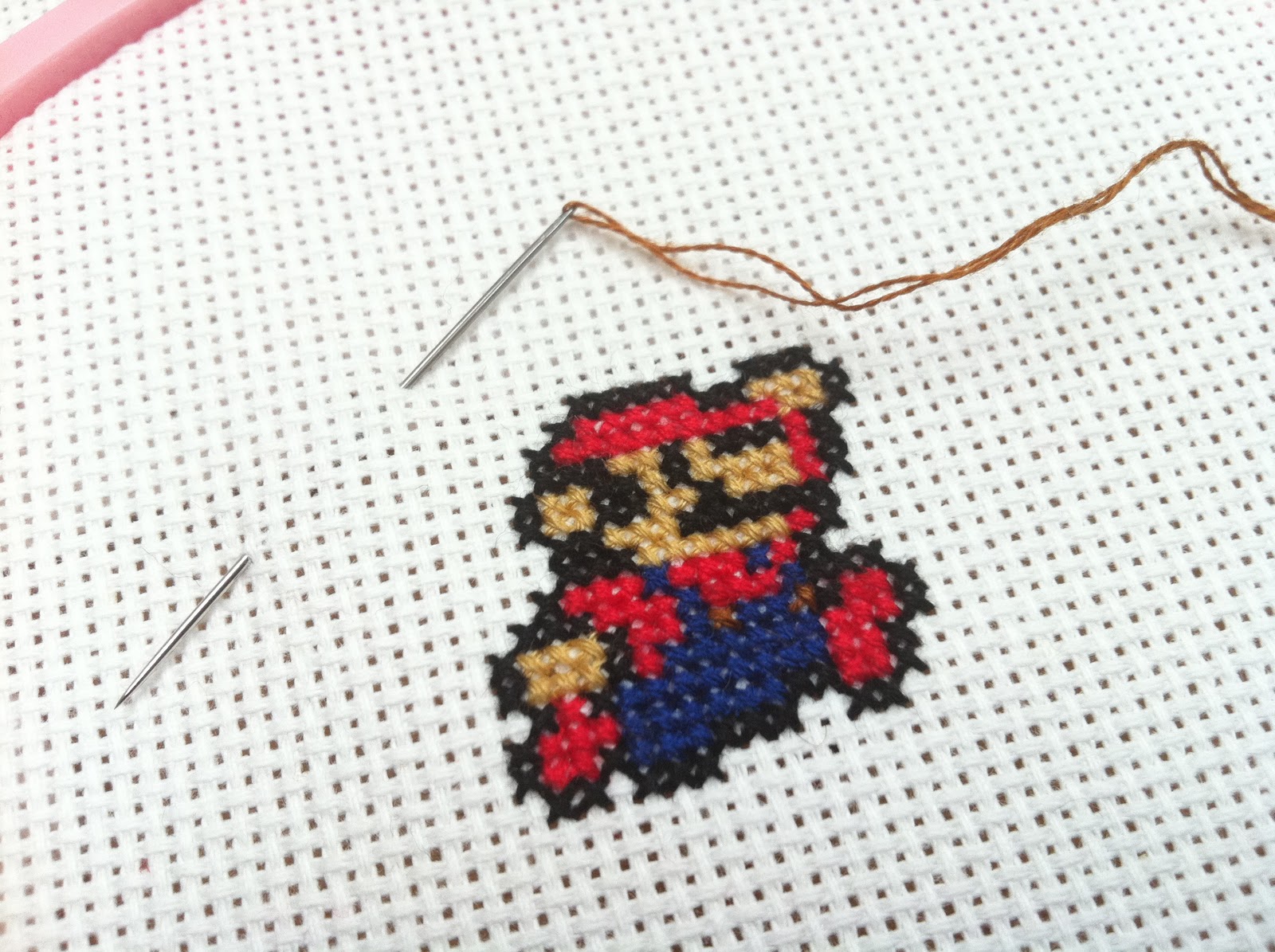 The Contemplative Creative: 8-bit Cross Stitch