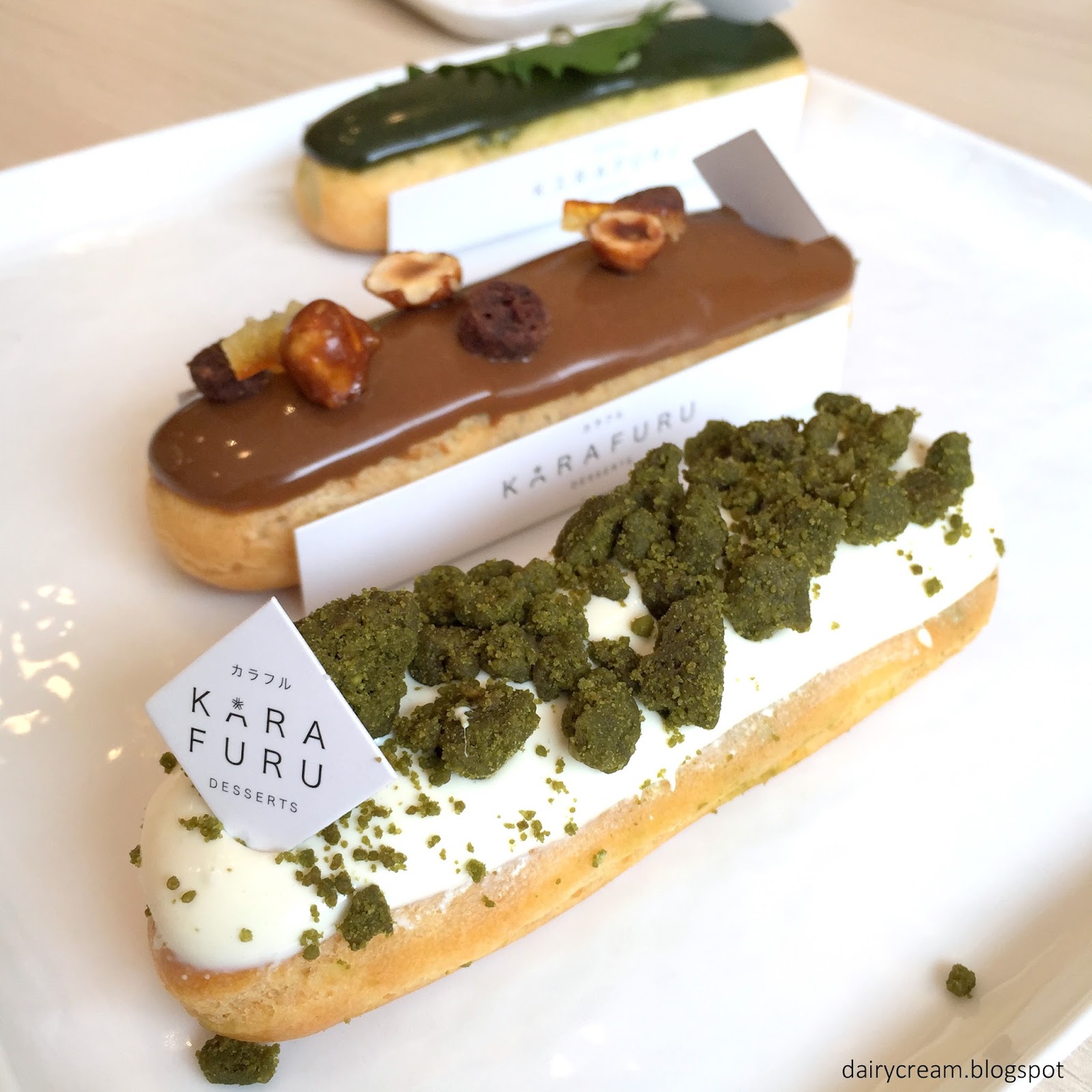 KARAFURU Desserts カラフル : Yoghurt Parfaits and Eclairs