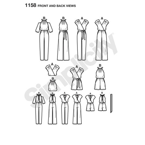 Couture et Tricot: 2016#18: The cold-shoulder jumpsuit (Simplicity 1158 ...