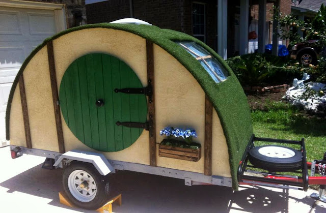 Just A Car Guy: a really eager fan of Hobbits made a trailer for camping...