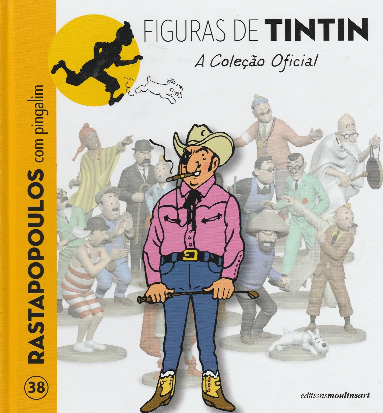 Bedeteca Portugal: Figuras de Tintin #38: Rastapopoulos com pingalim