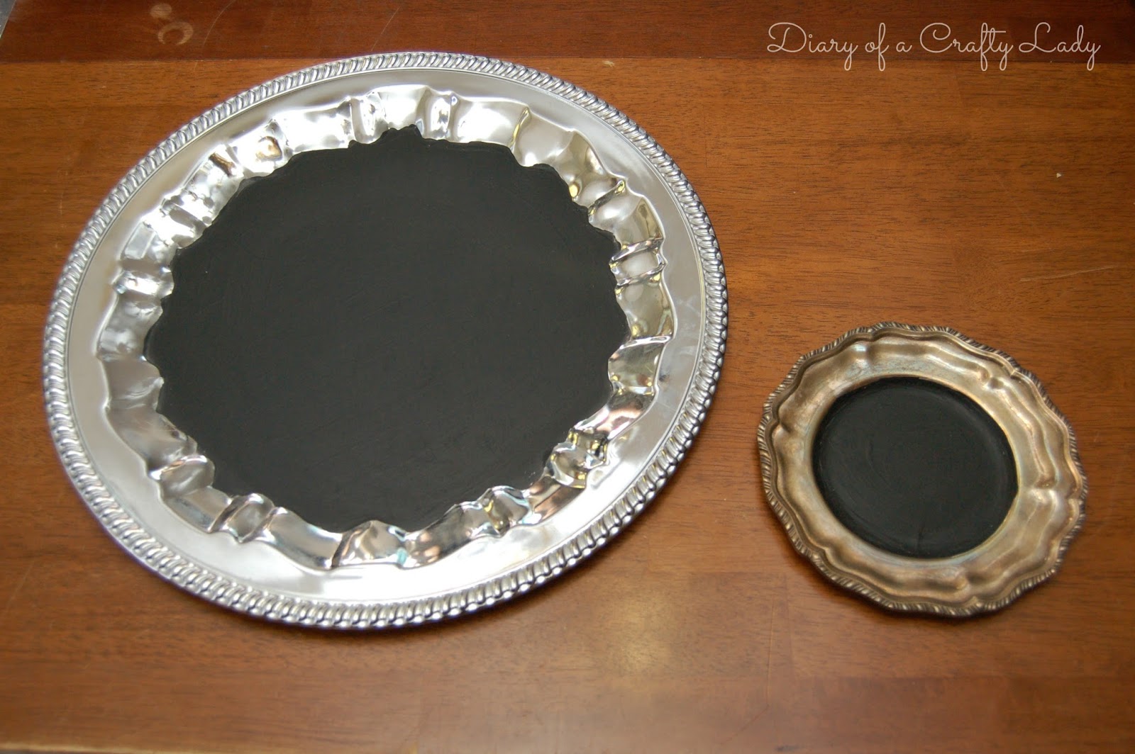 Diary of a Crafty Lady: DIY Chalk Sayings on Platters {tutorial}