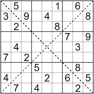 Sudoku Mania: Diagonal Sudoku 2013 - 2