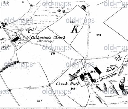 Memorials: St Catherine's old Church Tower at Crook