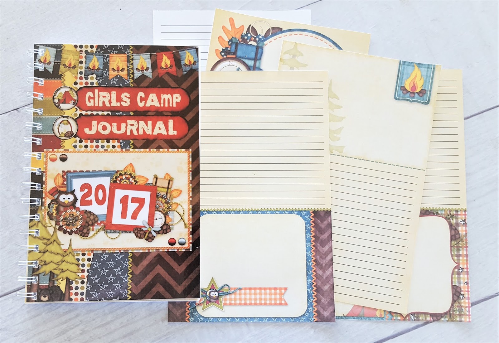 PRINTABLE Girls Camp Journal - My Computer is My Canvas