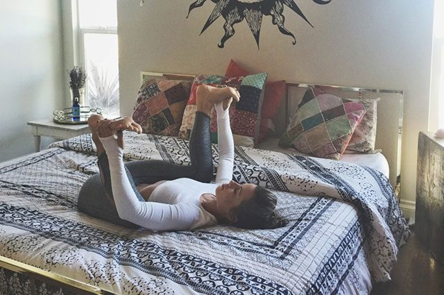 Omee LiLa: 6 Rejuvenating Yoga Poses You Can Do in Your Bed