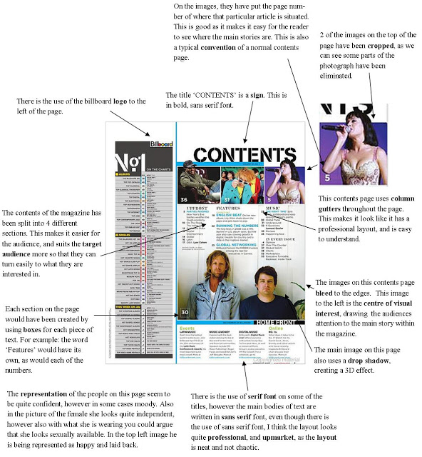 Sophie Price AS Media : Music Magazine Research: Billboard Magazine