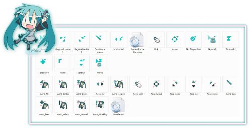 Anime mouse cursor - infofare