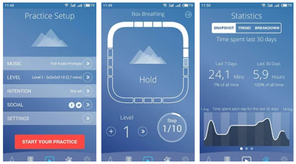 BoxBreathing Mobile App - Youth Apps