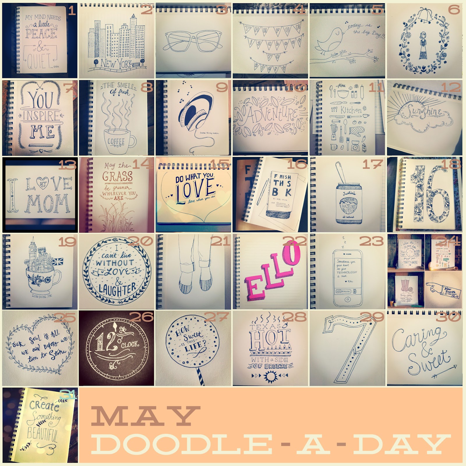Rhi-Creations: May Doodle a Day Giveaway!
