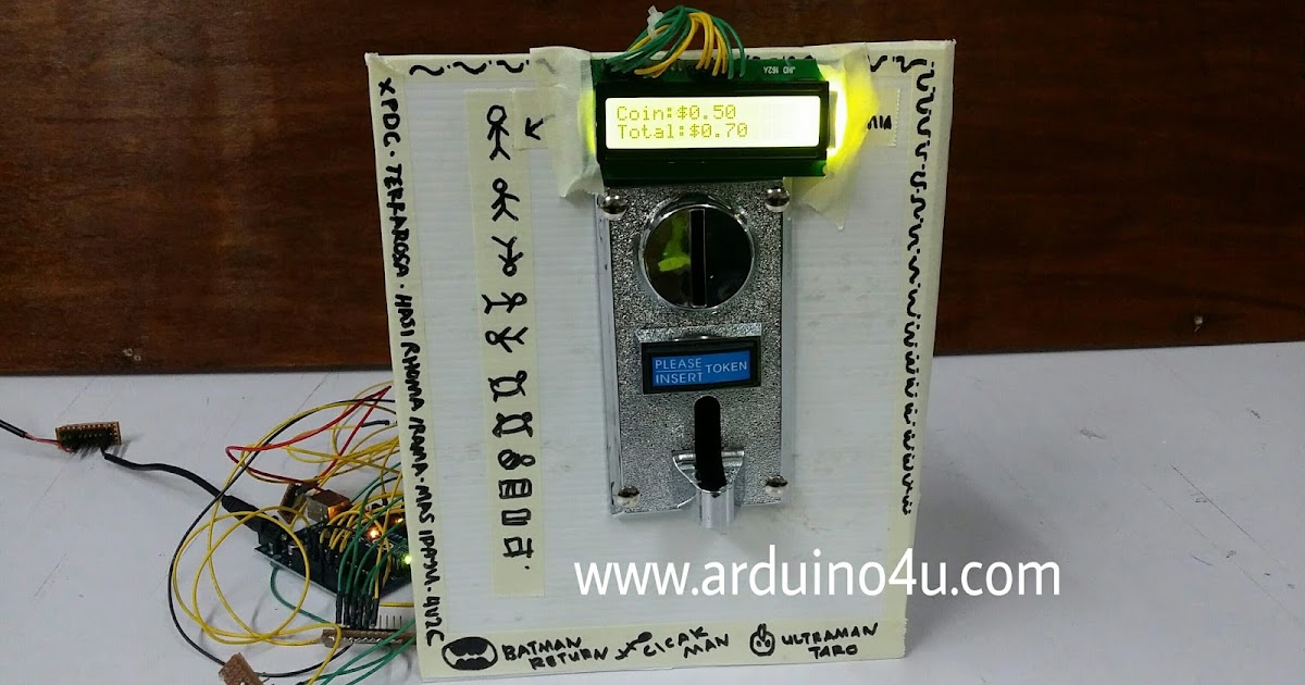 Projek Elektronik Arduino4u.com: 34.Electronic Saving Box