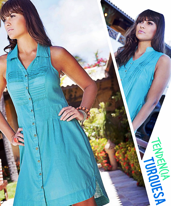 Fio Jeitoso: Azul turquesa: a cor luxo do verão!