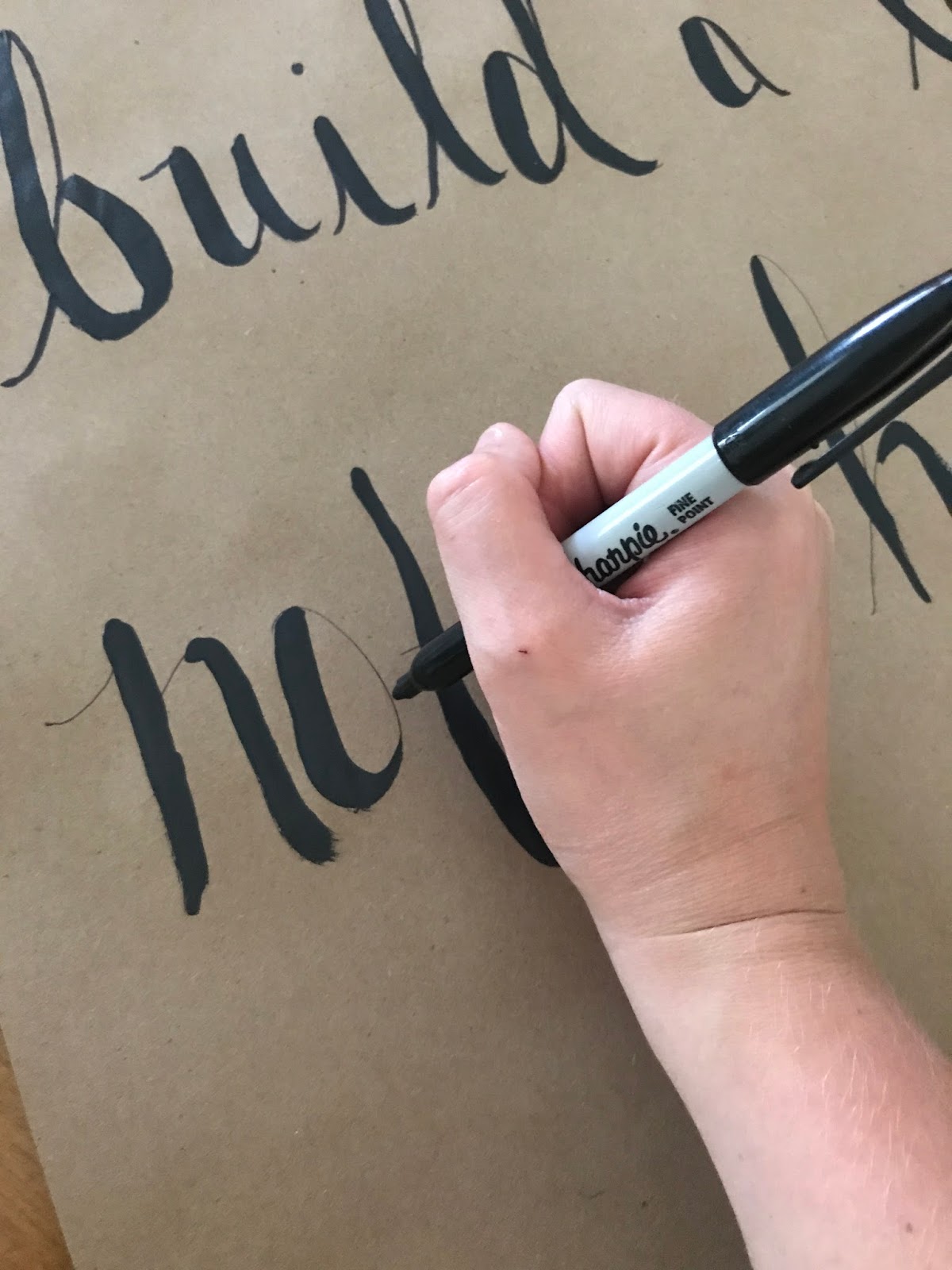 DIY Butcher Paper Sign | R&R at home