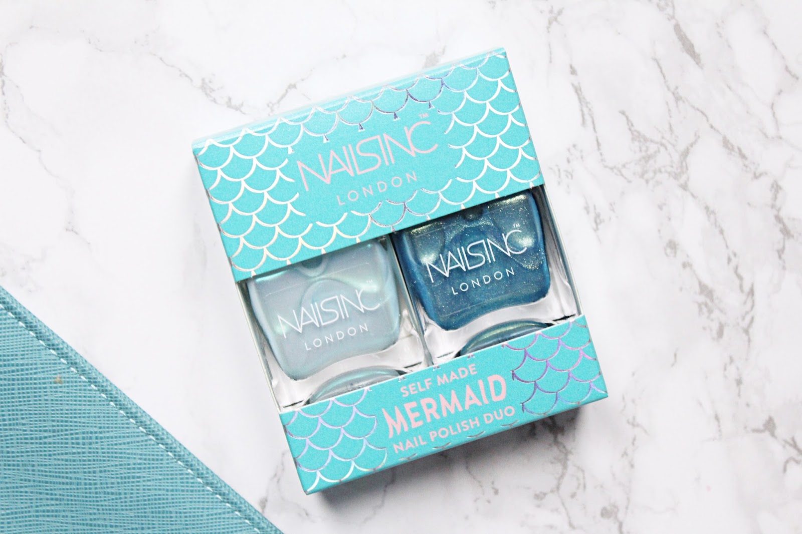 Nails Inc Self-Made Mermaid Nail Polish Duo Review — Hannah Heartss