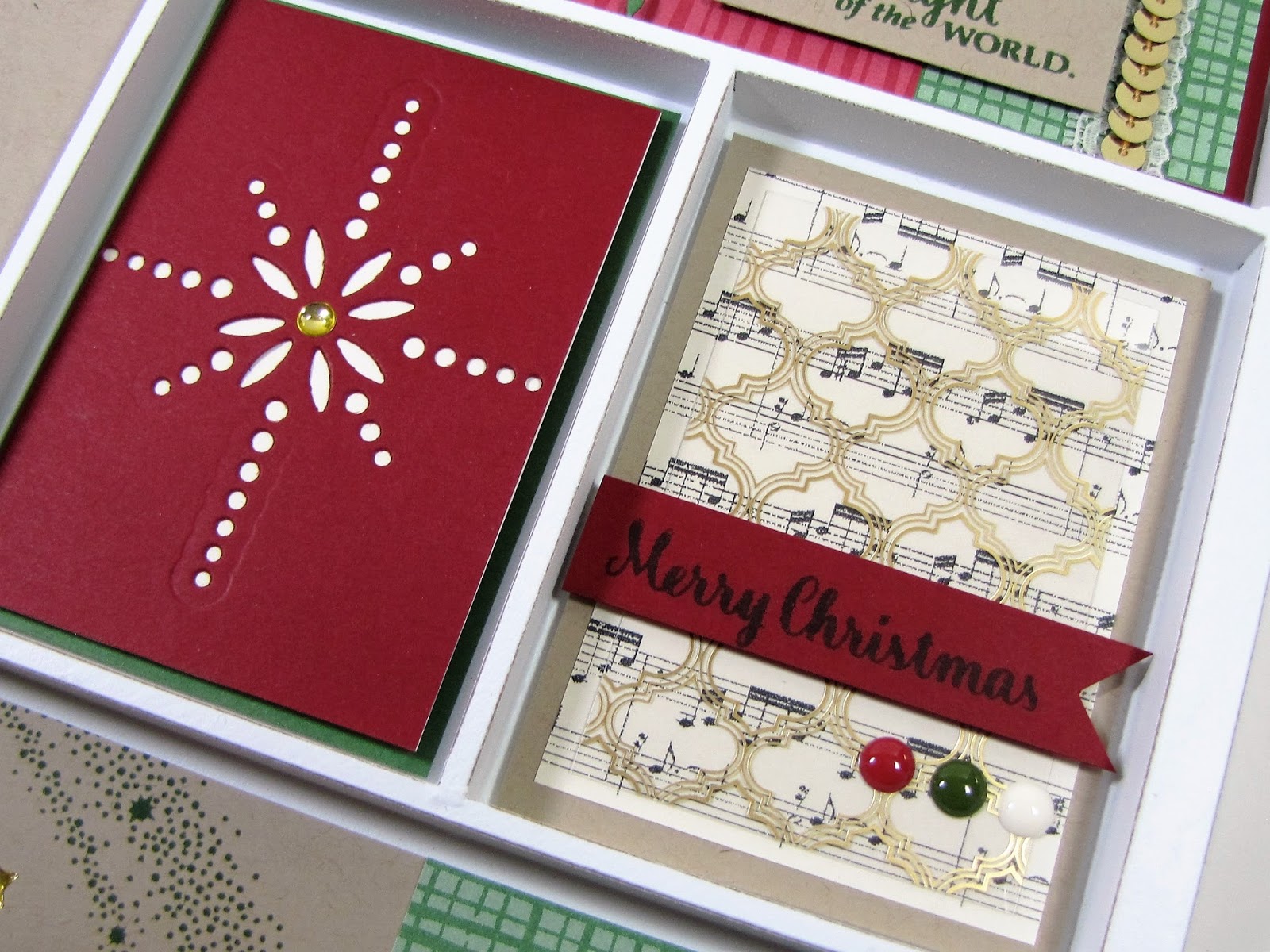 Maddiebug Designs: Christmas Memory Tray
