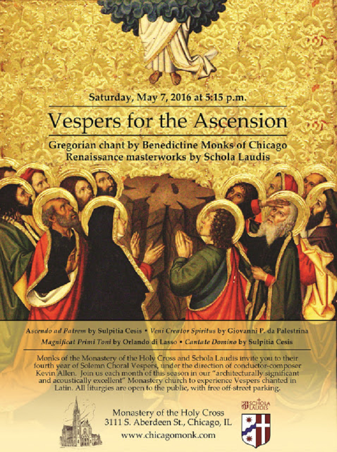 ZEPHYRINUS.: Solemn Vespers. Saturday, 7 May 2016. Monastery Of The ...