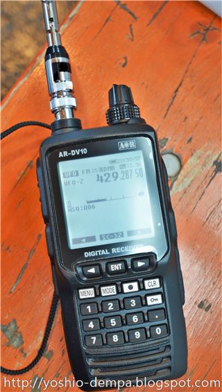 よしおのデムパな日: AR-DV10(1805Aファーム)で欧州にて無線を受信する