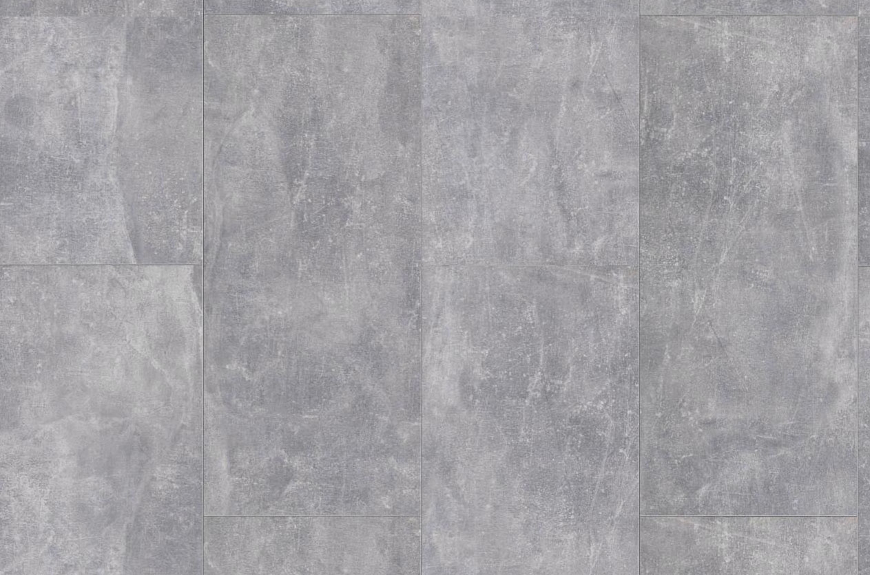 Karo Parke Laminat: Gri Beton Çini Karo Laminat Parke