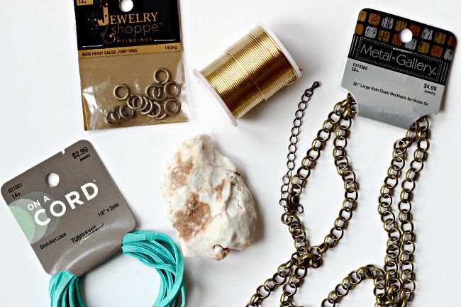 ROCK TASSEL NECKLACE {DIY SUMMER SCHOOL} | Dimples and Tangles