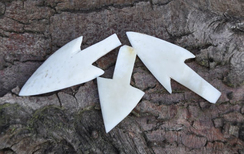 Northern Ireland Bushcraft Association: Bone Arrow Heads
