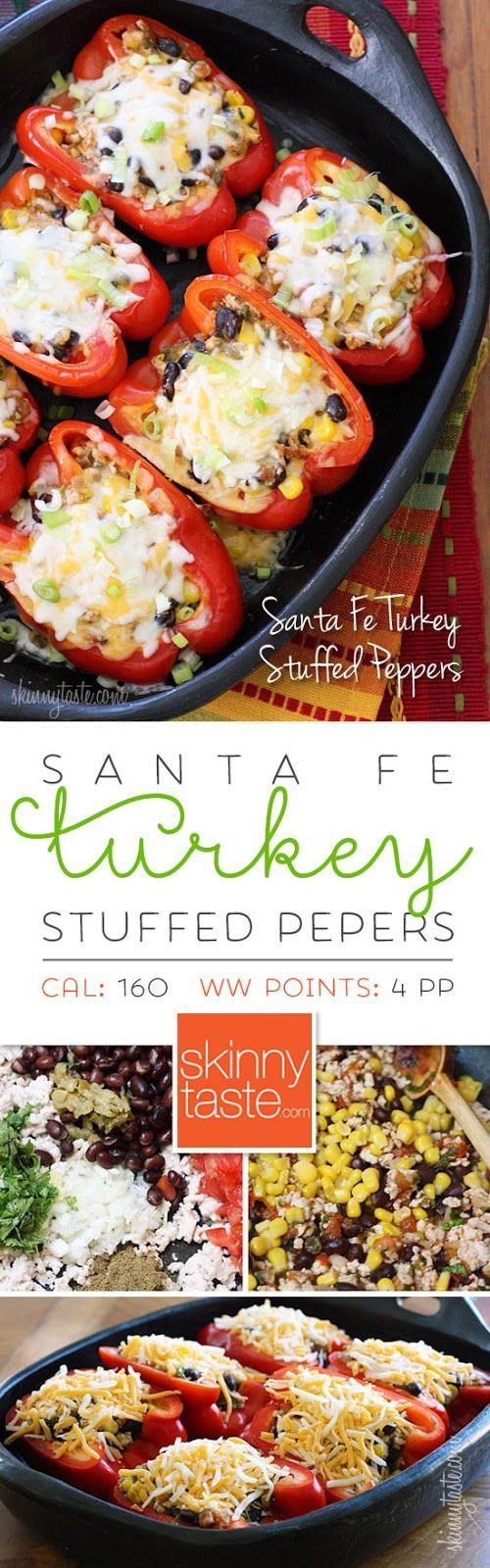 SANTA FE TURKEY STUFFED PEPPERS - PodPoint