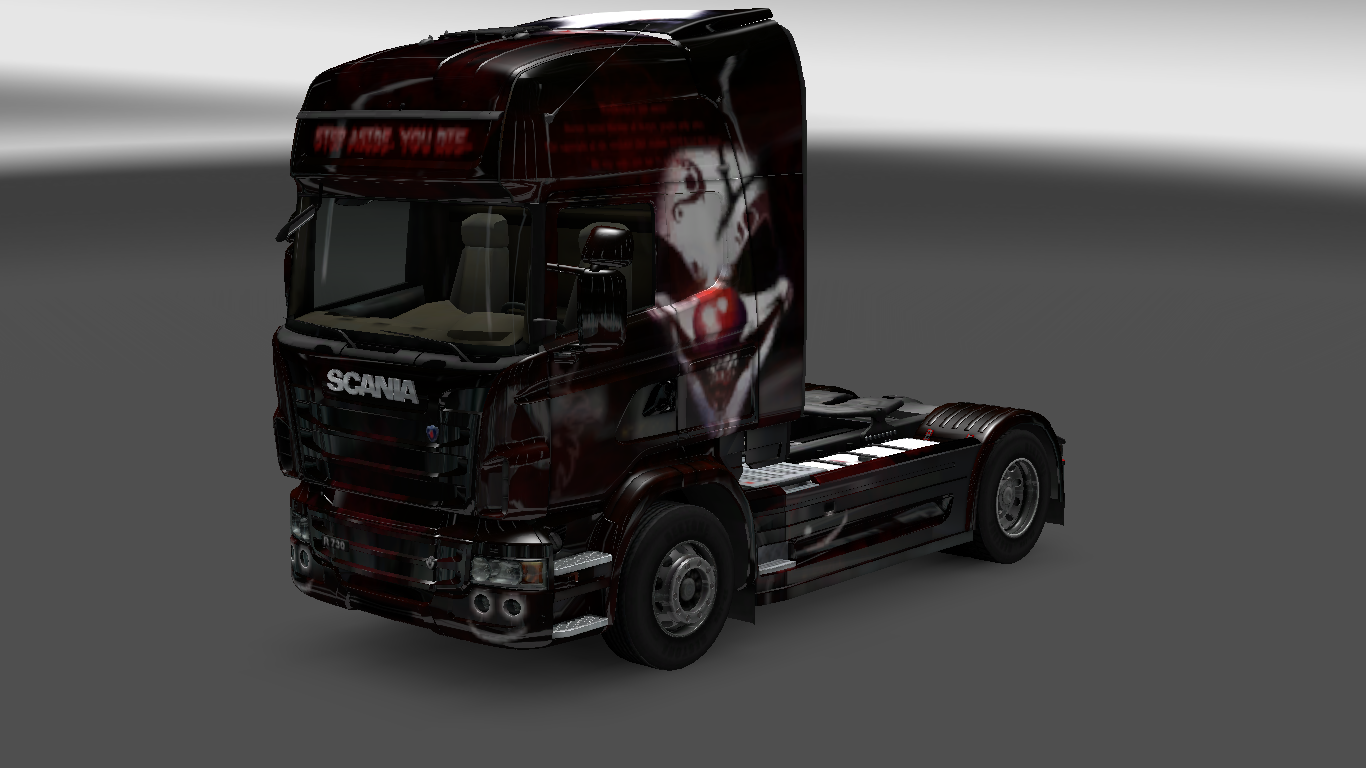 Euro Truck Simulator 2 Blog (English version): Horror skin for Scania