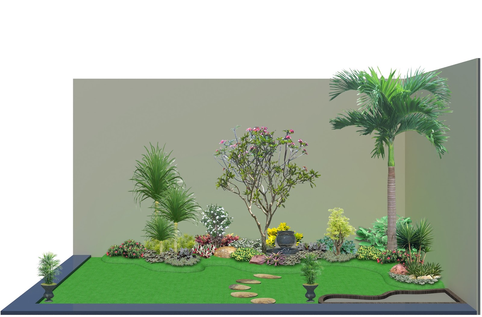 Contoh desain 3d | Jasa desain taman manado - JASA TUKANG TAMAN JAWA TIMUR