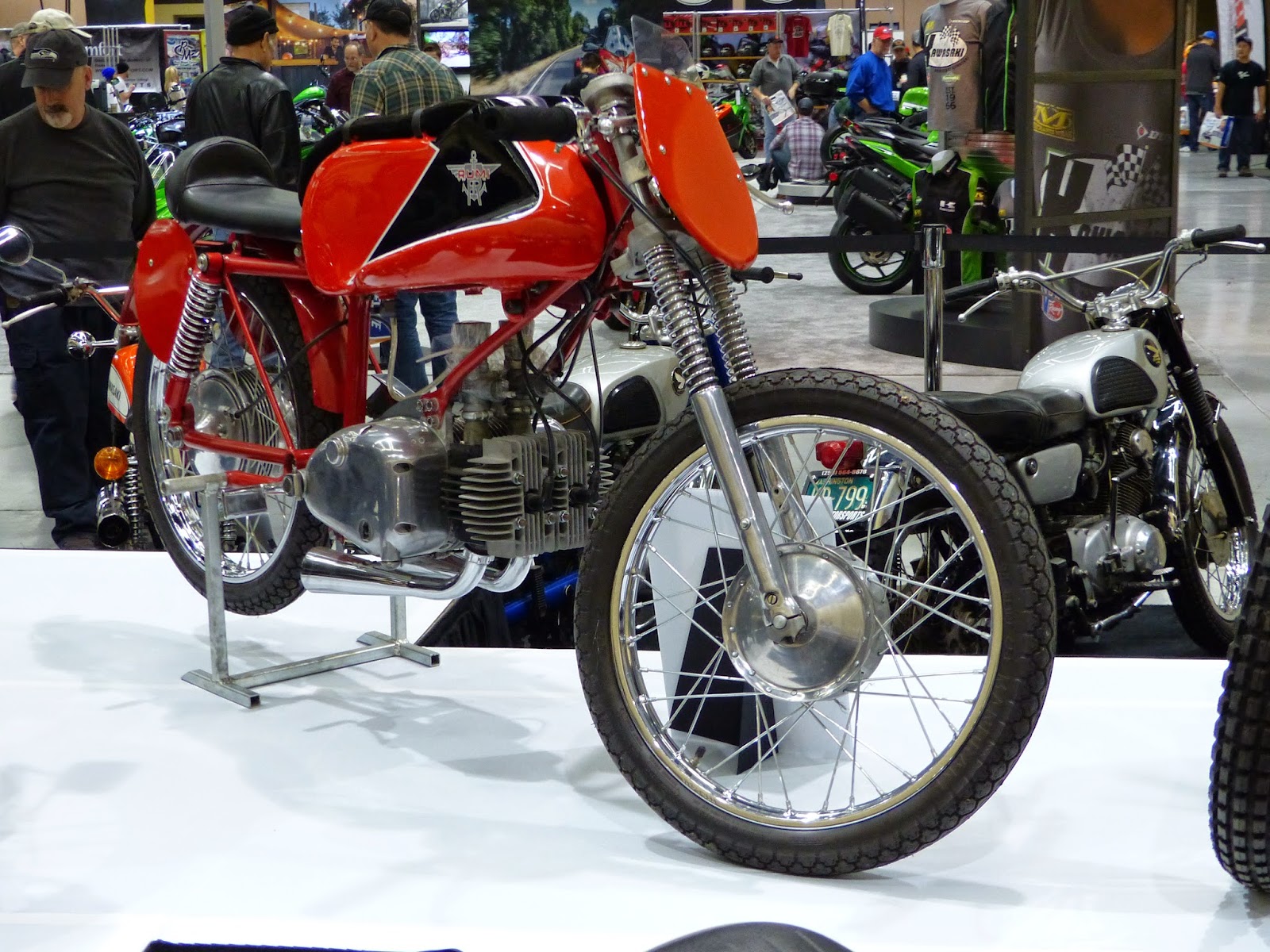 OldMotoDude: 1956 Moto Rumi SR125 at the 2014 International Motorcycle ...