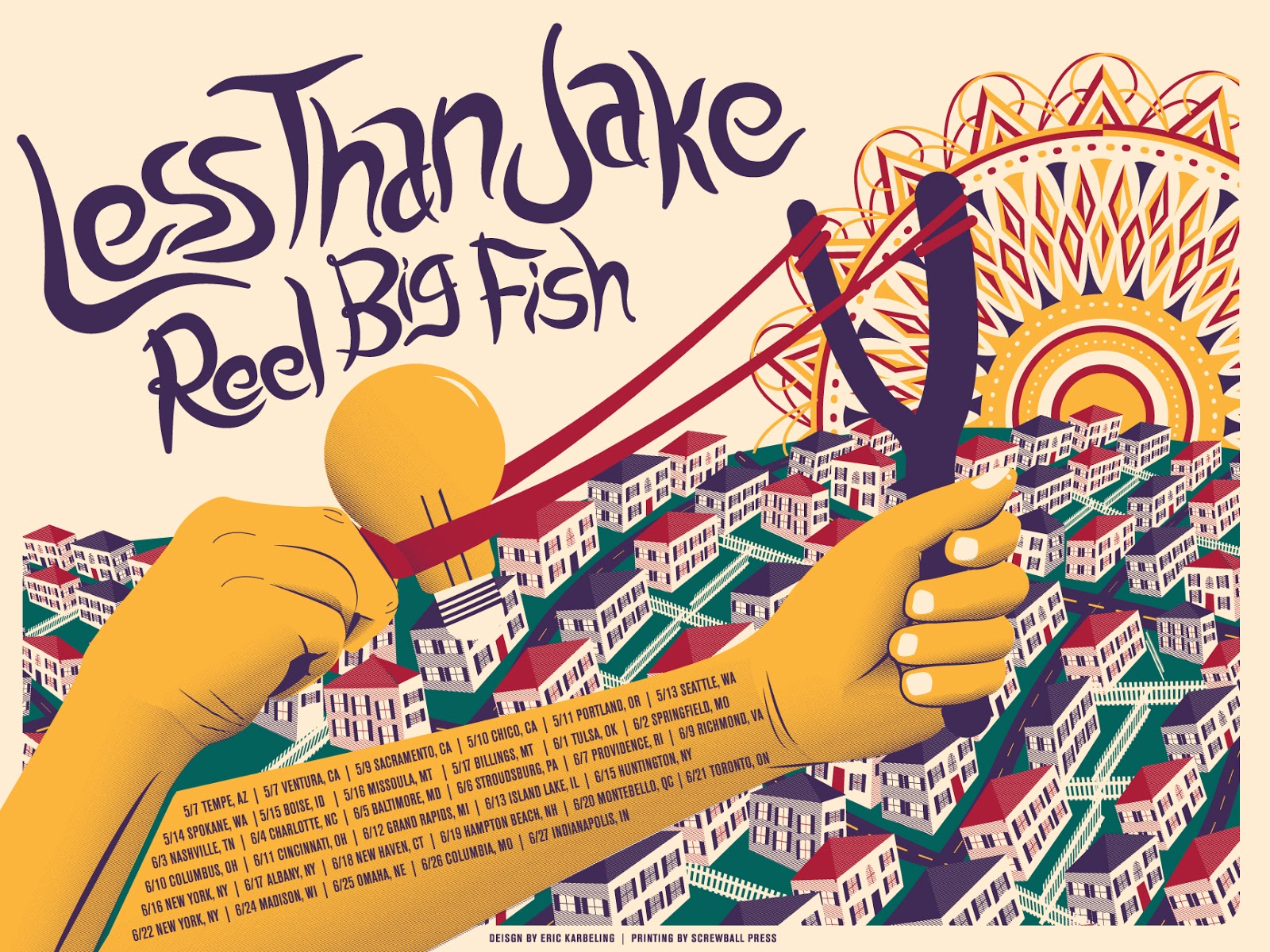 INSIDE THE ROCK POSTER FRAME BLOG: Eric Karbeling Umphrey's McGee, Less ...