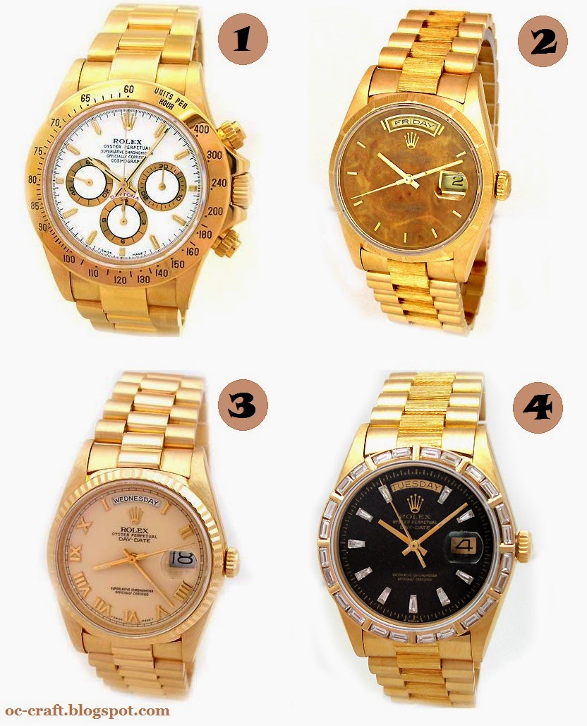 OC-Craft: Top 4 Gold Men's Watch by OC-Craft