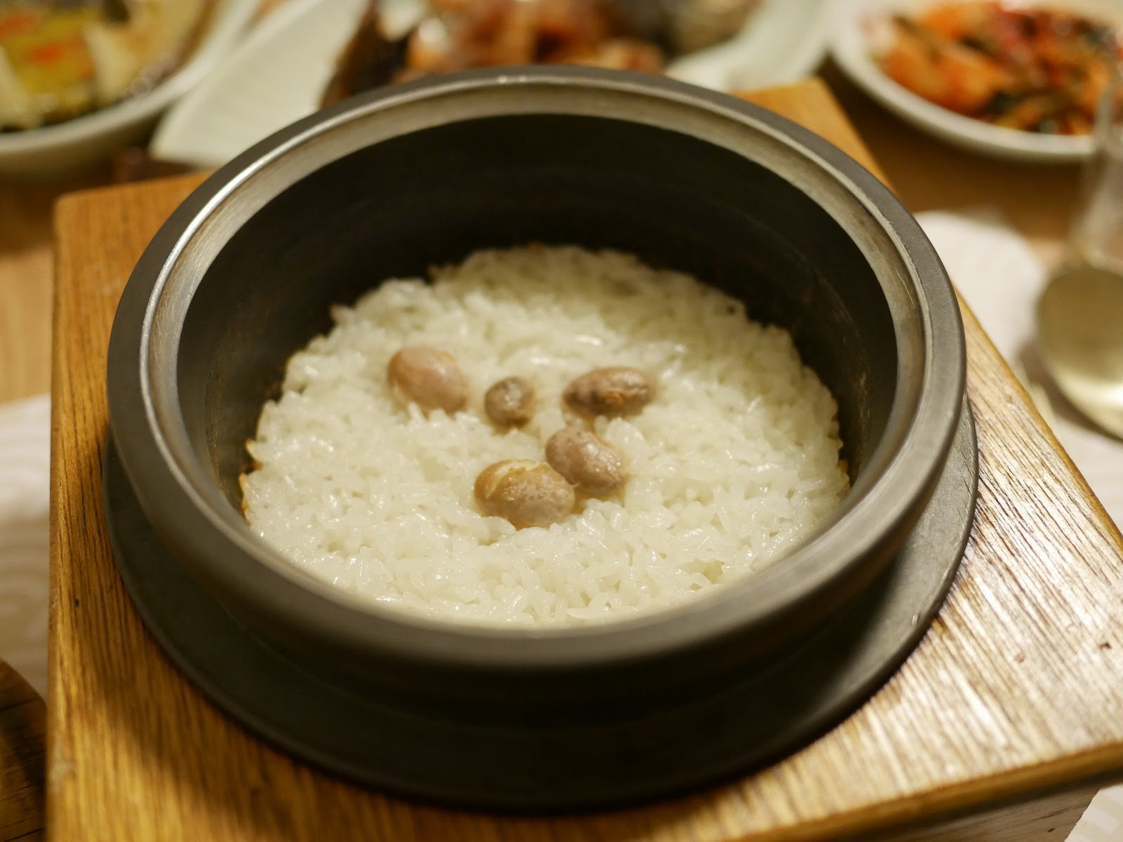 Barley Gulbi Fish and Soy Marinated Crab at Dongshim