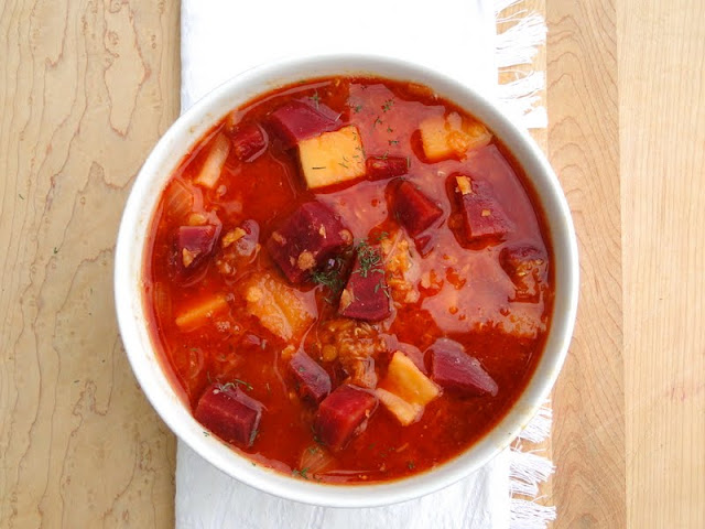 pictures pups and pies: Six-Shades-of-Red Soup