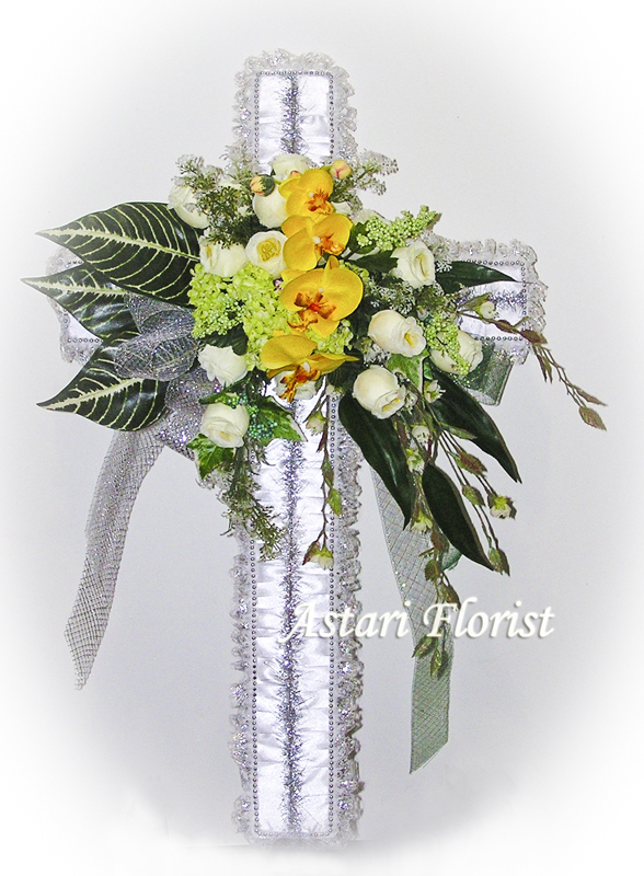 Astari Florist Semarang: Rangkaian Bunga Salib Duka CIta #1