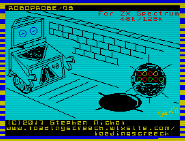Indie Retro News: Roboprobe 48 - Another robot game appears on your ZX ...