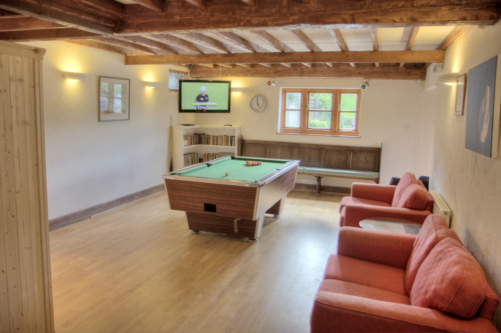 Cottages in Devon: New games room at Woodhouse Farm