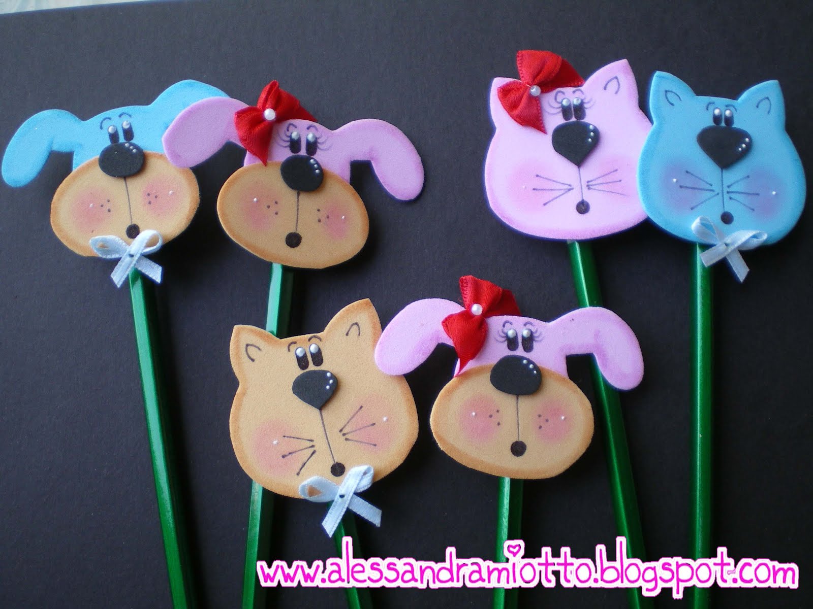 Moldes de E.V.A Facil: Ponteira de lápis em eva com molde