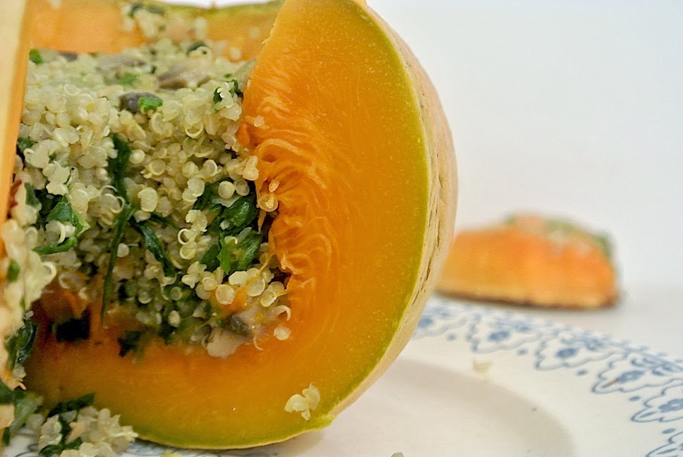LE CRU ET LE CUIT - Diario de recetas veganas : CALABAZA RELLENA